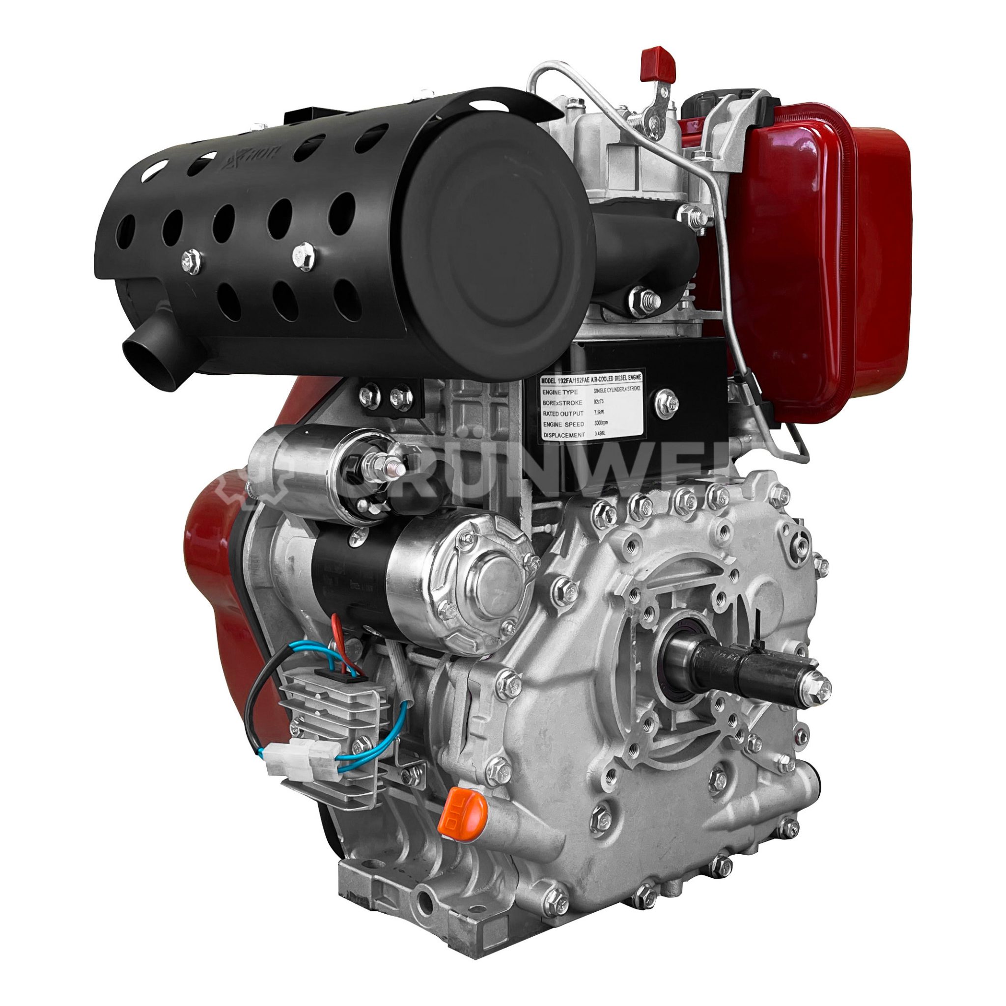 Dieselmotor Weima WM192FAE mit Papierluftfilter - Gruenwelt Shop